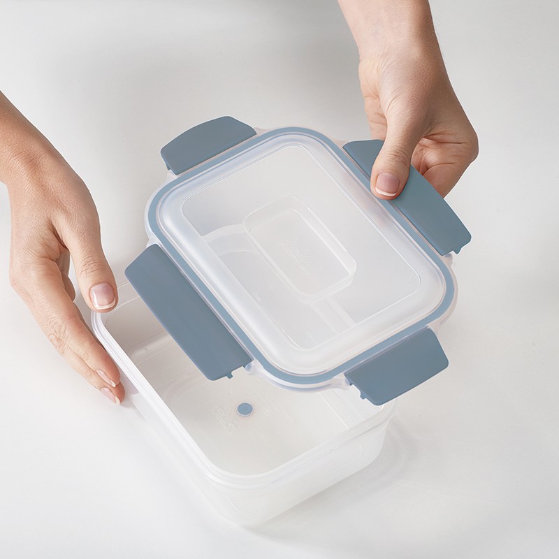 Multi-size Storage Container Sets (5Un) - Nest Lock Sky Multicolour...