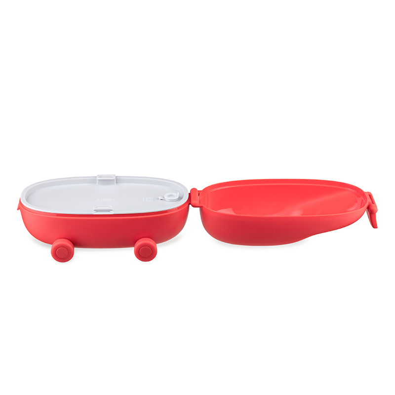 Two-Compartment Snack Box Red - Food a Porter - Alessi