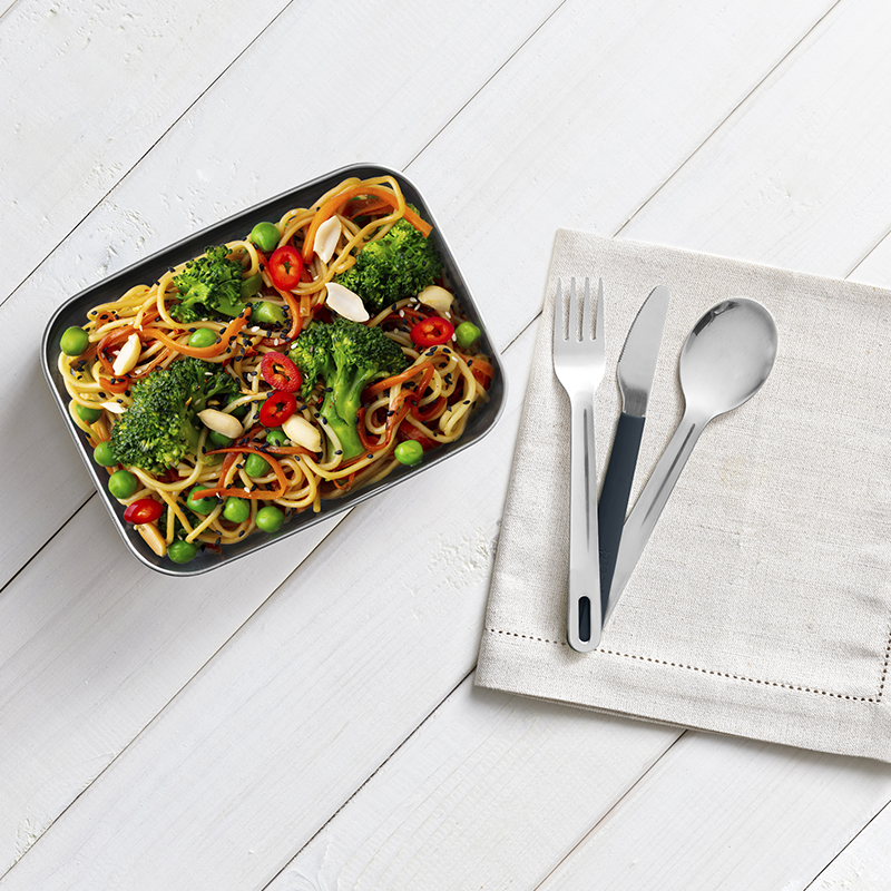 Conjunto de Talheres para Levar Transparente - Go Eat - Joseph Joseph