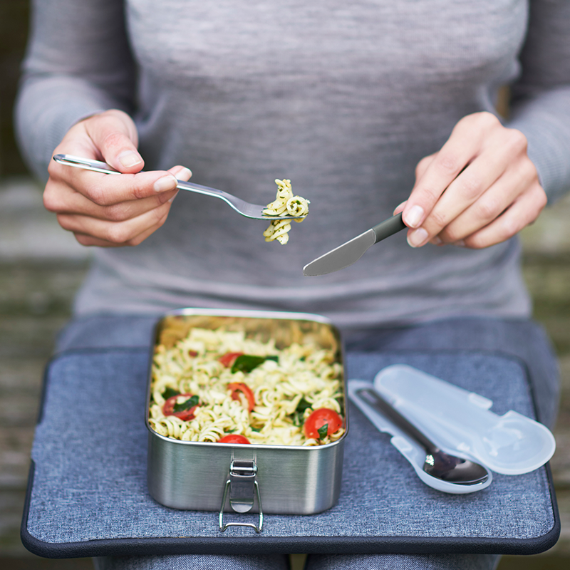 Conjunto de Talheres para Levar Transparente - Go Eat - Joseph Joseph