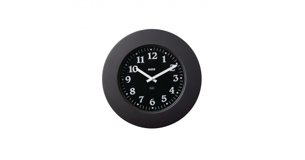 Wall Clock Black - Momento - Alessi
