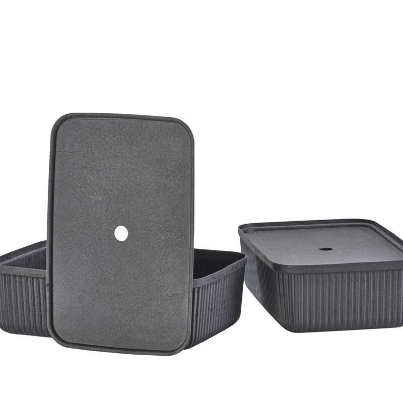 Set of 2 Storage Boxes 48cm Black - Pulp - Zone Denmark
