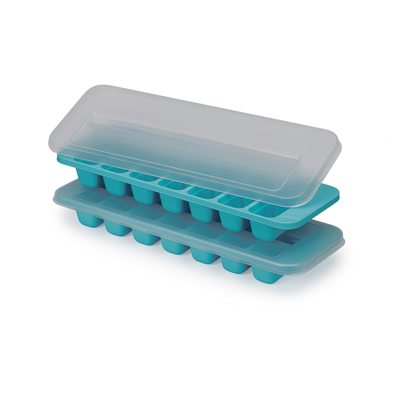 2-pack Flow Easy-fill Ice-cube Tray Blue - Joseph Joseph