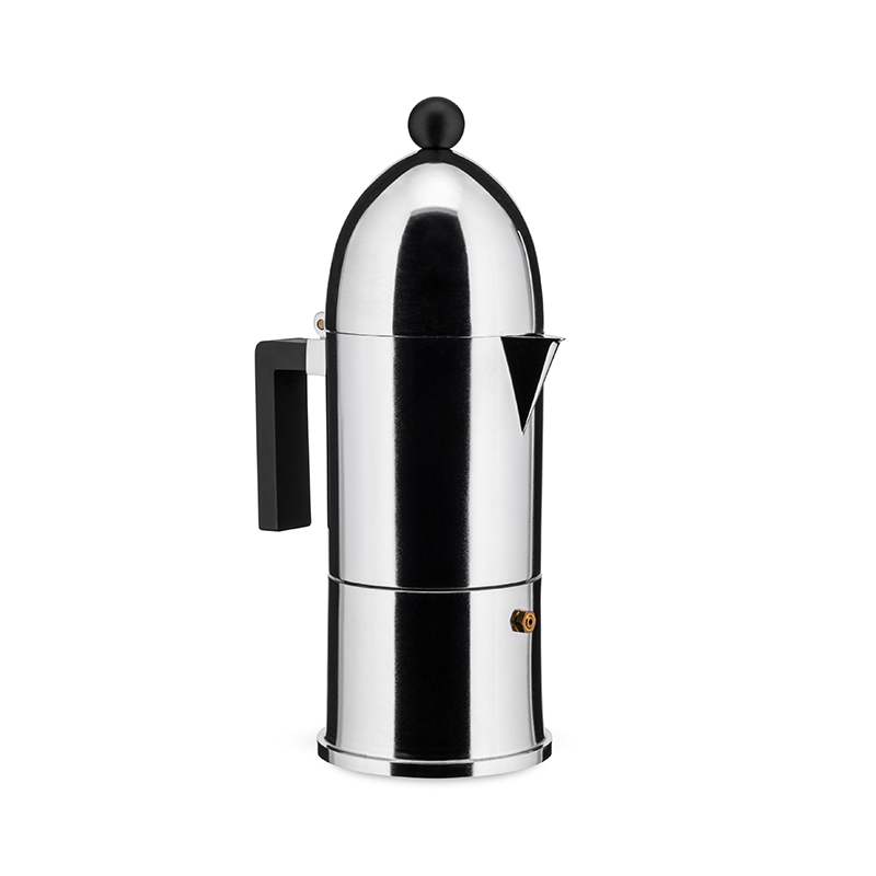 Cafetera Espresso Inducción Negro - La Cupola - Alessi