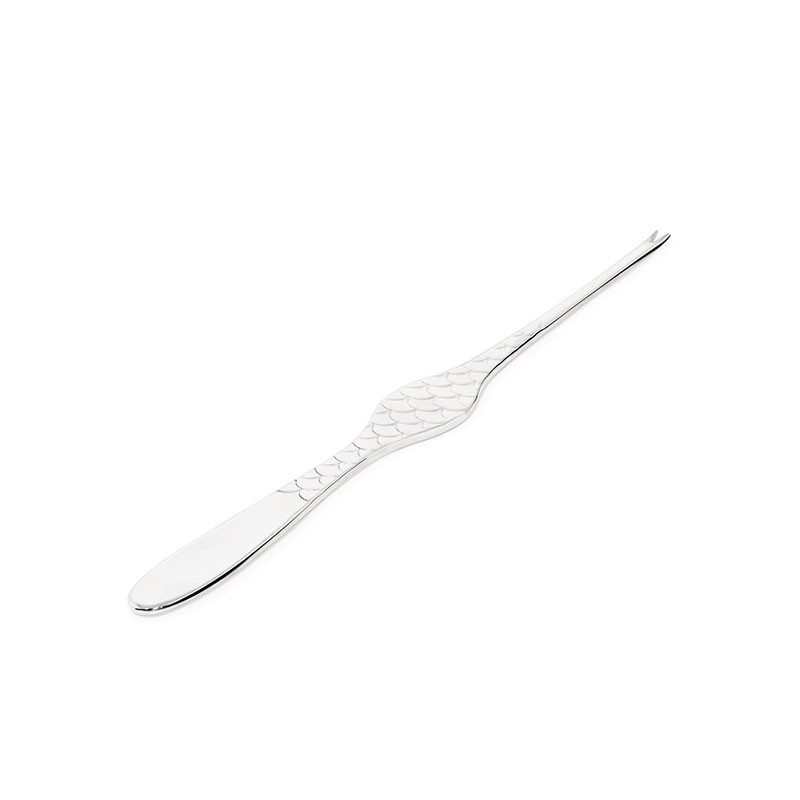 Set of 4 Shellfish Forks - Colombina fish Silver - Alessi