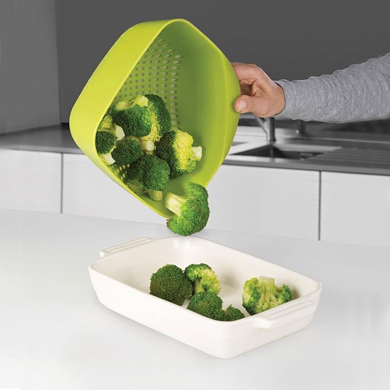 Colador Cuadrado Verde - Joseph Joseph