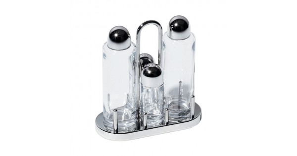 Condiment Set - Oil, Vinegar, Salt And Pepper - Alessi